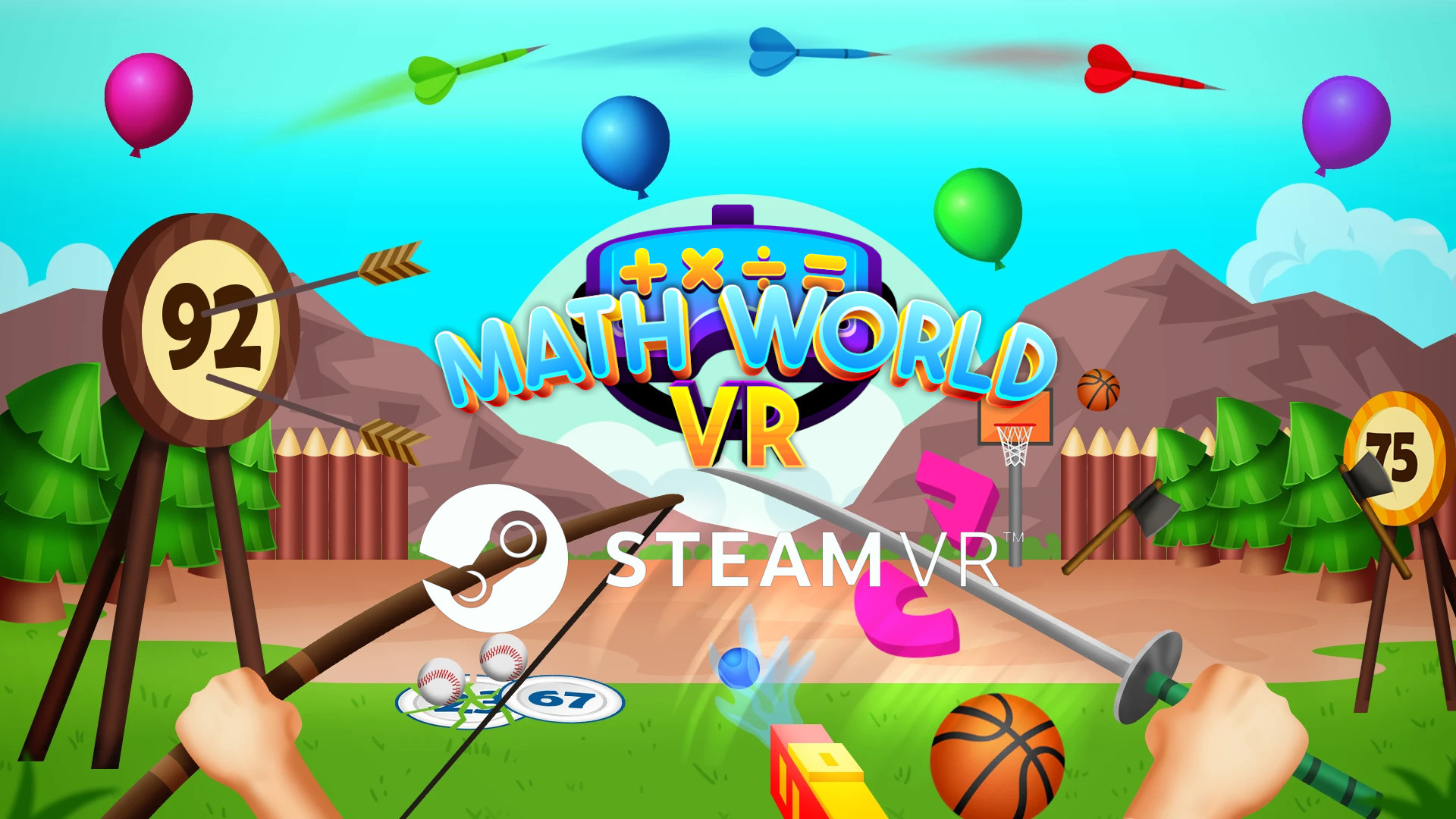 Math World VR Now Released On Steam PCVR | Skill Prepare